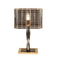 China Postmodern Bedroom Light Luxury Table Lamp Nordic Living Room Simple Creative Glass Table Light for sale