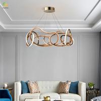 China JYLIGHTING Light Luxury Modern Restaurant Chandelier Modern Simple Creative Circular Art bar Restaurant  Modern Pendant Light for sale