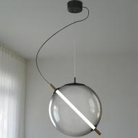 China JYLIGHTING Luxury Small Art Glass Chandelier Industrial Style LED Night Light for Dining Bedroom or Study with a Touch of Modernity Modern Pendant Light for sale