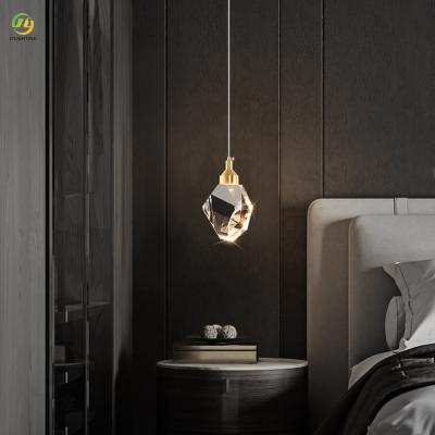 China JYLIGHTING Light Luxury High-end Bedroom Bedside Creative Entrance Corridor Meteorite Modern Pendant Light for sale