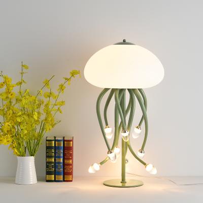 China JYLIGHTING Table Lamps Home Decor Cordless Table Lamp Rechargeable Mushroom Bedside Table Lamp for sale