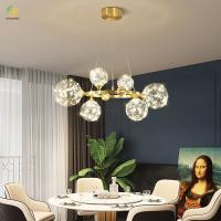 China JYLIGHTING Nordic Living Room Light Luxury Atmosphere Glass Modern Simple Creative Round Restaurant Bedroom Modern Pendant Light for sale