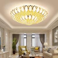 China JYLIGHTING Modern Luxury Flower Crystal High End For Living Room LED Ceiling Light for sale