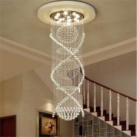 China Modern Living Room Crystal Chandelier Hanging LED Pendant Lamp for Office Dinning Room Chandeliers Pendant Lights for sale