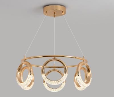 China JYLIGHTING Indoor Gold Luxury Metal Pendant Light Nordic Modern Chandelier for Coffee Shop Restaurant Bars Kitchens for sale