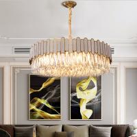 China JYLINGTING Modern LED Crystal Chandelier Pendant Lamp Luxury Rectangle Lighting for Home for Bedroom & Living Room Modern Pendant Light for sale