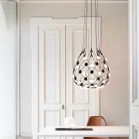 China Modern Hanging Pendant Light Contemporary Acrylic Black New Design Dining Room Living Room LED Chandelier for sale