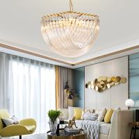 China Nordic Round LED Iron Glass Pendant Light for Dining Room for sale