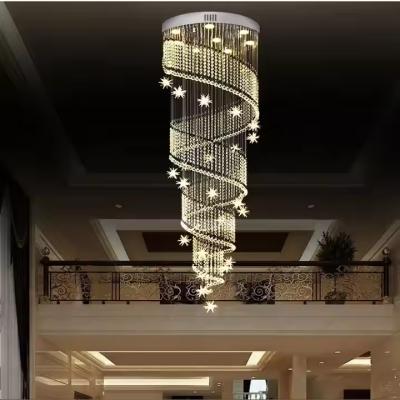 China Modern Luxury Crystal Chandelier LED Ceiling Light for Living Room for sale