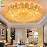 China JYLIGHTING Luxury European-Style Golden Crystal LED Chandelier for Living Rooms and Lobbies Chandelier Pendant Lamp for sale