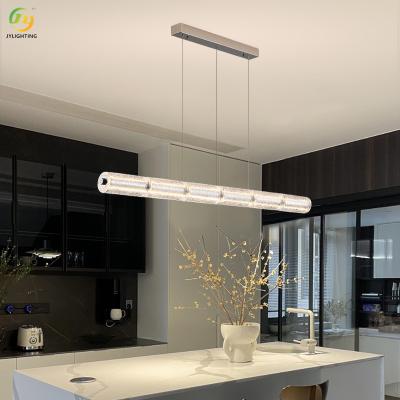 China JYLIGHTING Italian Restaurant Chandelier Minimalist Long Strip Design Creative bar Master Bedroom Study Office Living Room Modern Pendant Light for sale