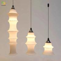 China JYLIGHTING Nordic Creative Bamboo Fabric Silk Modern Simple Bamboo New Chinese Style Bedroom Modern Pendant Light for sale