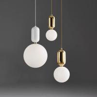 China JYLIGHTING Nordic Pendant Light Bedroom Office Restaurant bar Lamp Modern Simple Creative Personality Glass Ball Chandelier for sale