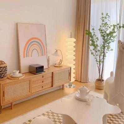China JYLIGHTING Modern E27 LED Floor Lamp Brown Sugar Gourd Design Iron for Living Room Bedroom Study Modern Floor Light for sale