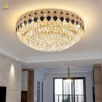 China JYLIGHTING Light Luxury Crystal Living Room Lamp Modern Simple Bedroom Atmosphere Luxury Villa Restaurant Ceiling Lamp for sale