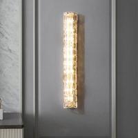 China JYLIGHTING Nordic Modern LED Wall Lamps Luxury All Copper Glass Mirror Front Simple Designer for Bedroom Outdoor Home 	Modern Wall Light for sale