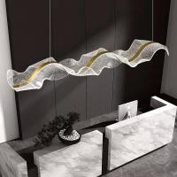 China YLIGHTING Creative Restaurant Living Room Hotel Chandelier Modern Light Luxury bar Designer Ribbon Art Chandelier for sale