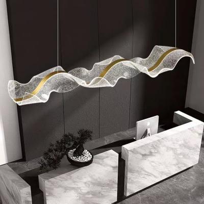 China YLIGHTING Creative Restaurant Living Room Hotel Chandelier Modern Light Luxury bar Designer Ribbon Art Chandelier for sale