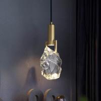 China JYLIGHTING Nordic Small Crystal Chandelier Home Decoration Single Hanging Lighting Modern Crystal Pendant Light Glass for sale