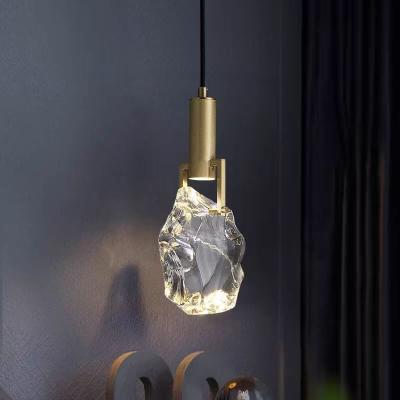 China JYLIGHTING Nordic Small Crystal Chandelier Home Decoration Single Hanging Lighting Modern Crystal Pendant Light Glass for sale