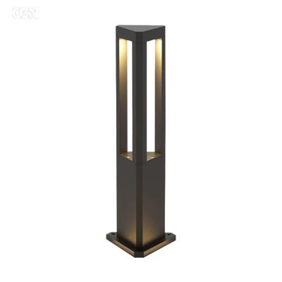 China JYLIGHTING Customized 300MM 600MM 800MM Outdoor Aluminum LED Bollard Light 7W 12W Garden Solar Powered Pillar Landscape Lighting Modern Wall Light for sale