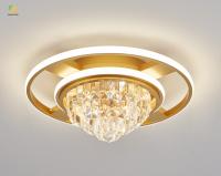 China JYLIGHTING Living Room Rectangular Crystal Lamp Simple Modern Bedroom LED Dining Room Light Luxury Atmospheric Ceiling Light for sale