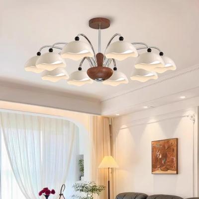 China JYLIGHTING French Style Study Eggshell Chandelier Nordic Living Room Lamp Medieval Modern Dining Room Bedroom Pendant Light for sale