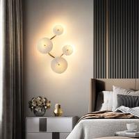 China Hot Selling Creative Handmade Ceramic Wall Lamp Hotel Living Room Wall Light for sale