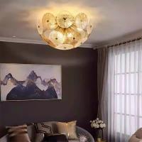 China Nordic Minimalist Glass Ceiling Light Lamp Chandelier Fixture for Restaurant Bar Kitchen Living Room for sale