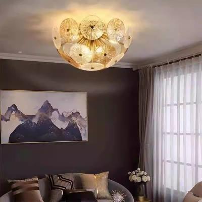 China Nordic Minimalist Glass Ceiling Light Lamp Chandelier Fixture for Restaurant Bar Kitchen Living Room for sale