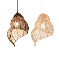 China Wabi Sabi Rattan Chandelier Pendant Light for Hotels Restaurants for sale