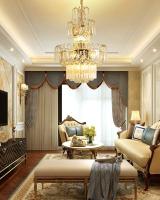 China Modern Chandeliers Lights Transparent Crystal Gold Metal Chandelier Light Pendant Lighting for sale