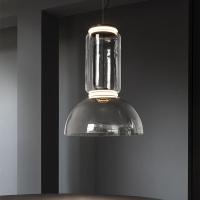 China Glass Pendant Light New Style LED Chandelier Hanging Lamp Lustre Suspension for Living Room for sale