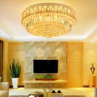 China Wholesale Luxury Modern LED Crystal Ceiling Light for Living Dining Room for sale