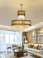 China Custom Hotel Party Events Hanging Lamp Staircase Wedding Decorative Crystal Luxury Led Chandelier for sale