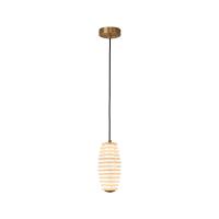 China Marble Copper Chandelier Alabaster White for Hotels Living Room for sale
