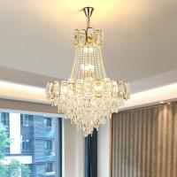 China Luxury Party Events Pendant Ceiling Lights Crystal Hall Centerpiece Decorations Chandelier Lights for Hotel for sale