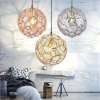 China JYLIGHTING Minimalist Metal Geometric Sphere Pendant Light, Wireframe Globe Hanging Lamp for Home Decor for sale