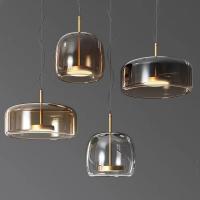 China JYLIGHTING Modern Glass Dome Pendant Light, Minimalist LED Hanging Lamp for Dining Room, Living Room, Kitchen Island for sale