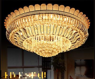 China European Vintage Spherical Shape Design Luxury Crystal Bead Globe Pendant Light Ceiling Chandelier for Hotel Lobby for sale