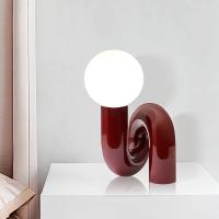 China JYLIGHTING Postmodern bedroom high-end bedside lamp sample room decoration living room resin lamp glass lamp artistic creativity for sale