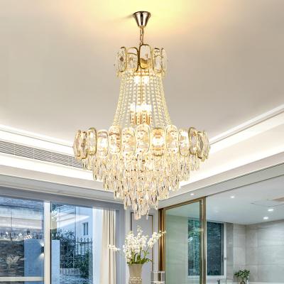 China Modern Luxury Crystal Pendant Lamp Creative Pendant Light Novelty Hang Lamp Room Home Lighting Decor for sale