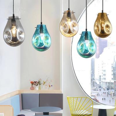 China JYLIGHTING New Nordic glass pendant lights for modern and minimalist creative restaurants, hotels, bar counter lamps, designer personalized exhibition hall lamps for sale