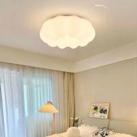 China JYLIGHTING Modern Cloud-Shaped LED Ceiling Light, Iron & Rotomolded PE Flush Mount Fixture for Bedroom & Kids Room for sale