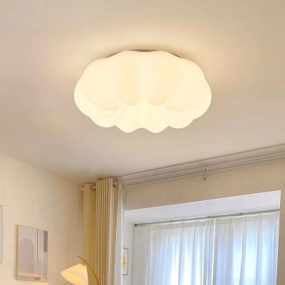 China JYLIGHTING Modern Cloud-Shaped LED Ceiling Light, Iron & Rotomolded PE Flush Mount Fixture for Bedroom & Kids Room for sale