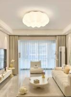 China JYLIGHTING Modern Cloud-Shaped LED Ceiling Light, Iron & Rotomolded PE Flush Mount Fixture for Bedroom & Kids Room for sale
