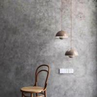 China JYLIGHTING Glossy Red Iron Dome Pendant Light, Modern Mid-Century Hanging Lamp for Kitchen Island & Dining Bar for sale