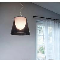 China JYLIGHTING Toned Perforated Acrylic Pendant Light, Modern Tapered Shade Hanging Lamp for Dining & Living Room for sale