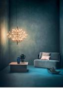 China JYLIGHTING Modern 40-Light Iron Chandelier, Multi-Tier Tree-Branch Hanging Lamp for High Ceiling Living Room & Lobby for sale
