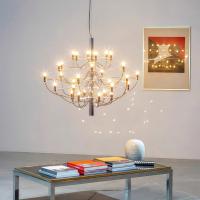 China JYLIGHTING Modern 40-Light Iron Chandelier, Multi-Tier Tree-Branch Hanging Lamp for High Ceiling Living Room & Lobby for sale